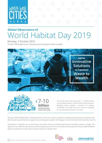Call for Innovative Solutions to Transform Waste to Wealth | UN-Habitat