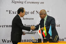 Japan provides support to urgently improve rubbish management in Yangon ...